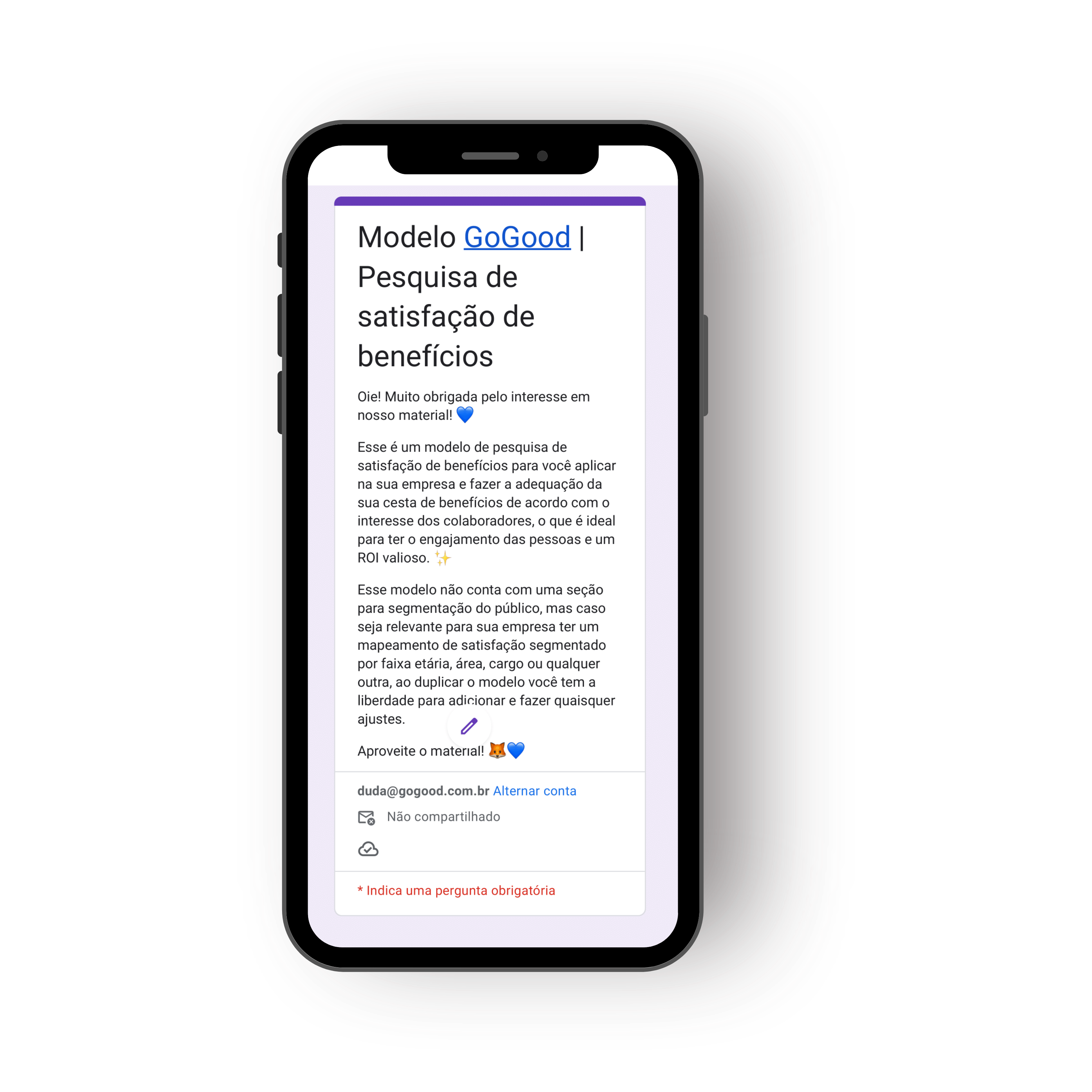 Kit benefícios de bem-estar - GoGood